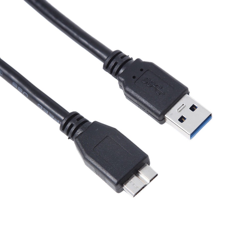 USB 3.0 Cable Lead Sync Replacement for WD My Passport Air Elements Mac 500GB 750GB 7550GB 1000GB SE 1TB 1.5TB 2TB 3TB 4TB 6TB 8TB WDBY8L0020BBK-01 4064-705107-000 A to Micro-B Cable