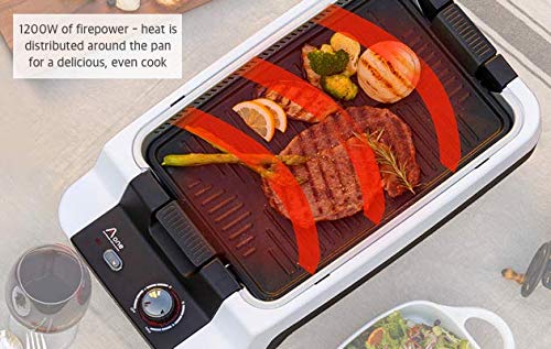 Aplusone Grill - Smokeless Electric Eco-Friendly Indoor Grill, Eliminate Smoke and Odor (Black)