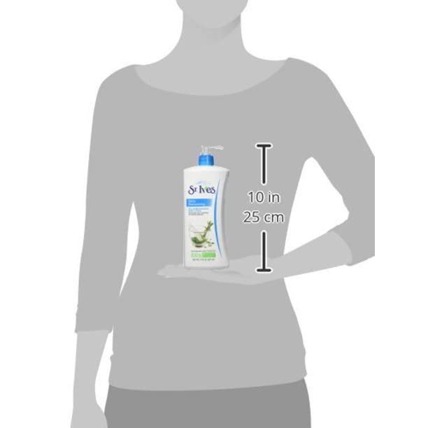St Ives Body Lotion 21 Ounce Renewing (621ml) (Pack of 2)