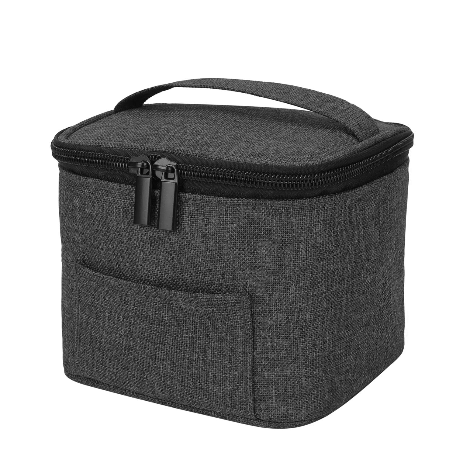 Luxja Breastmilk Cooler Bag (Hold Four 5 Ounce Breastmilk Bottles), Leakproof Breast Milk Cooler for 4 or 5 Ounce Bottles (Bag Only), Black