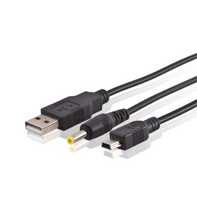 CE Compass 2IN1 USB DC Power Charger & Data Trabsfer Cable for Sony PSP 1000 2000