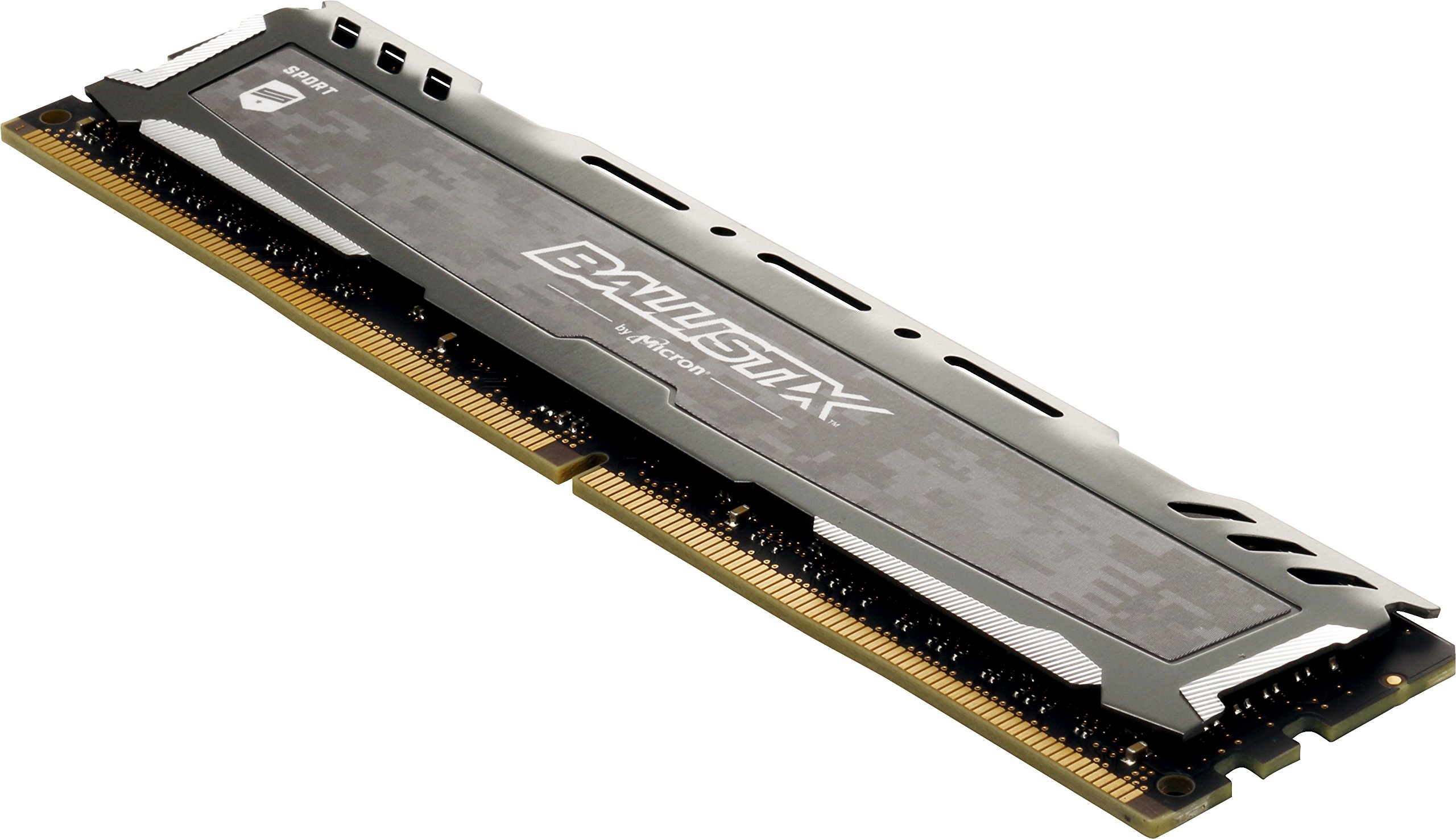 Crucial Ballistix Sport LT 2400 MHz DDR4 DRAM Desktop Gaming Memory Kit 16GB (8GBx2) CL16 BLS2K8G4D240FSC (White)