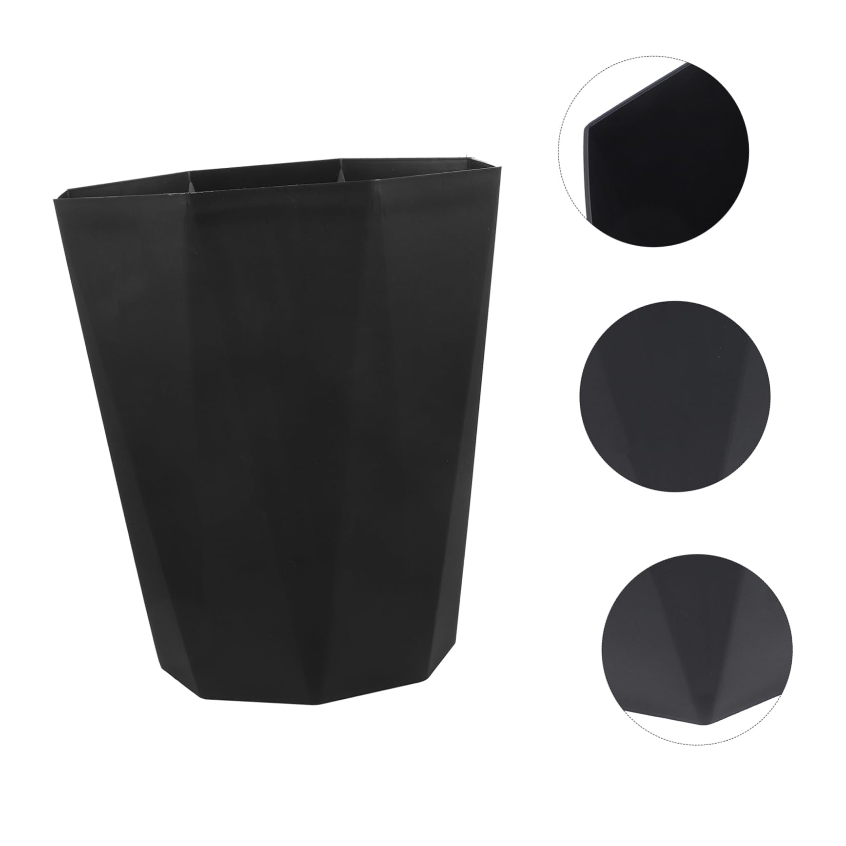 Angoily Household Trash Can Open Trash Basket Waste Bin Bathroom Bedroom Kitchen Office