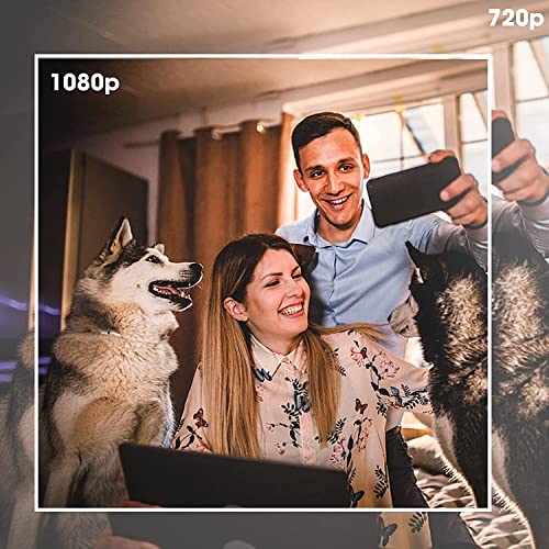 Phouqtem Spy Camera Hidden Camera WiFi Mini Camera with Motion Detection Wireless Nanny Cam HD 1080P Home Security and Indoor Outdoor