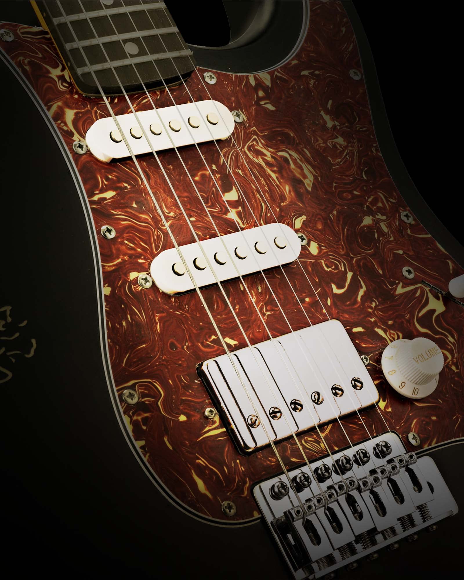 60 style Electric Guitar kit, Starfavor Solid Body Full Size 39 inch Guitarra Electrica with Hard Case, Guitar strings,Arm and Guitar Cable SSH