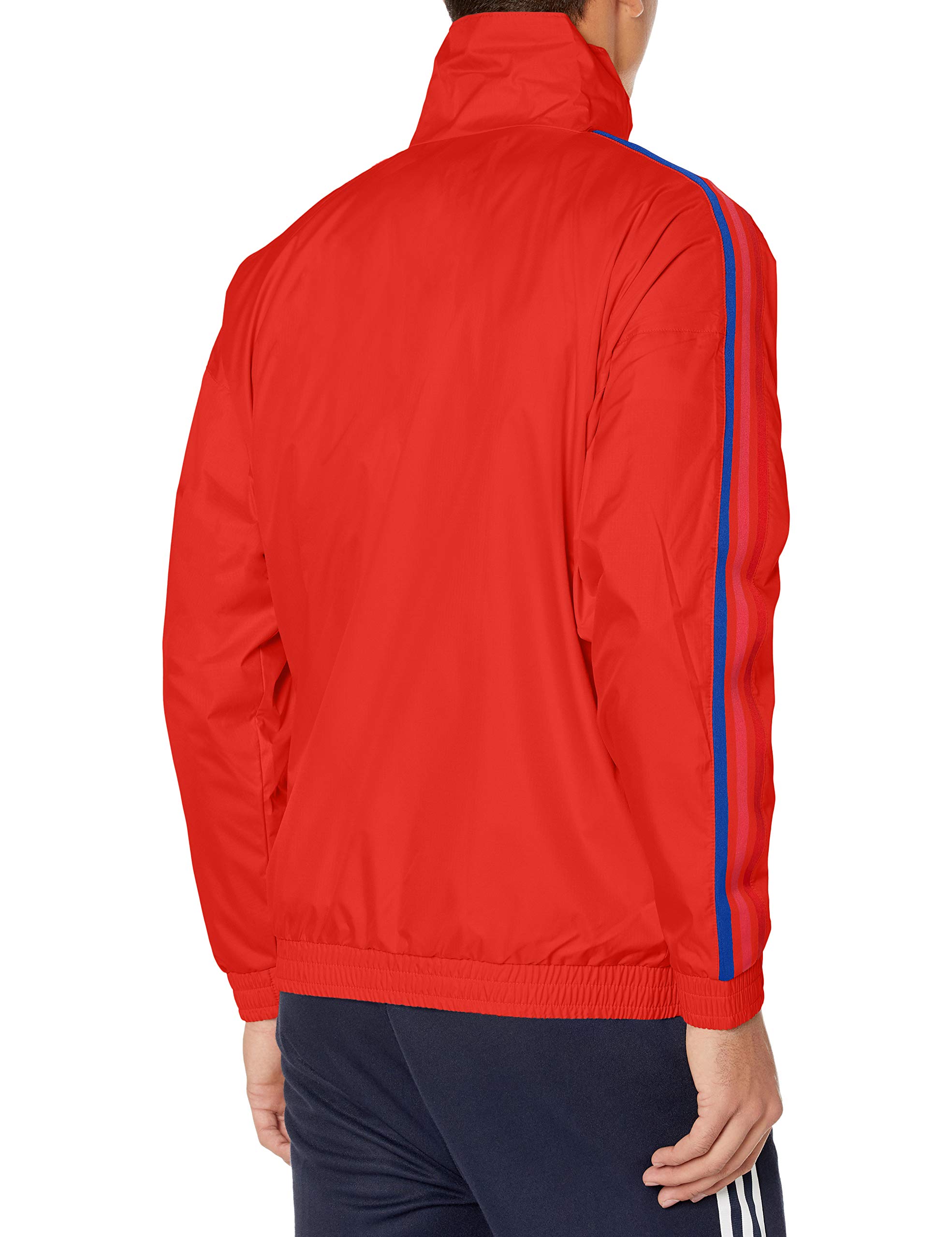 adidas Originals Men's 3D Trefoil 3-Stripes Track Jacket, Active Red, XS