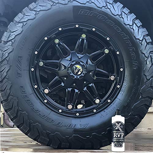Liquid X R.V.P. - Premium Tire Dressing for Any Rubber, Vinyl & Plastic - Leaves a Non Greasy, Satin Finish - Dress All & Add UV Protection (16 oz)