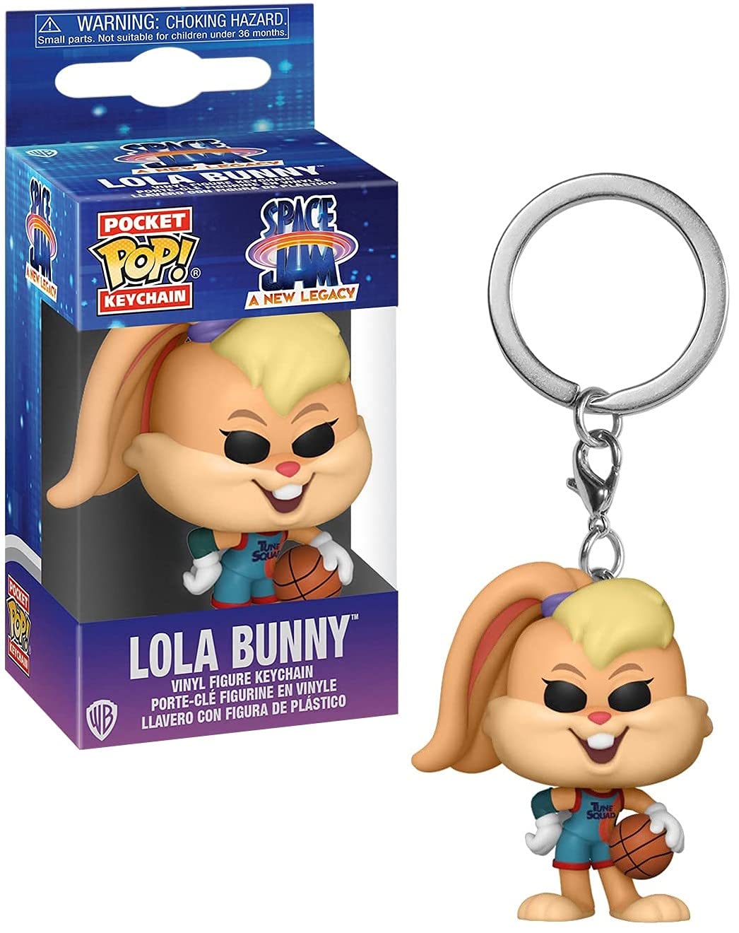 Funko POP Keychain Movies: Space Jam, A New Legacy - Lola Bunny, Multicolor, 2 inches (56238)
