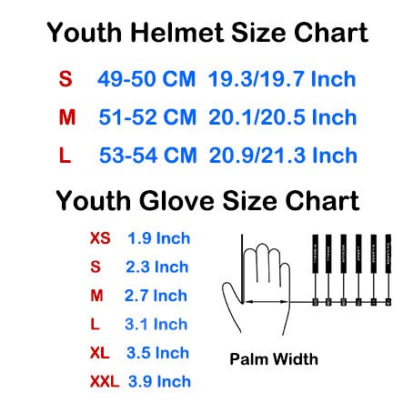 WOW Youth Kids Motocross Helmet BMX MX ATV Dirt Bike Helmet Spider Red + Goggles + MG Youth Red Glove Bundle