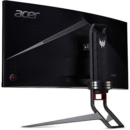 Acer Predator Gaming X34 Pbmiphzx Curved 34" UltraWide QHD Monitor with NVIDIA G-SYNC Technology (Display Port & HDMI Port),Black