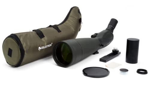 Celestron TrailSeeker 100 - 45 Degree Spotting Scope with SmartPhone Adapter Bundle (2 Items)
