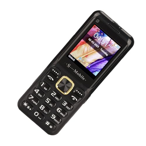 Airshi 2G Phone Big Button Phone W23 Clear Numbers Big Speaker Ultra Slim for Daily Life (US Plug)
