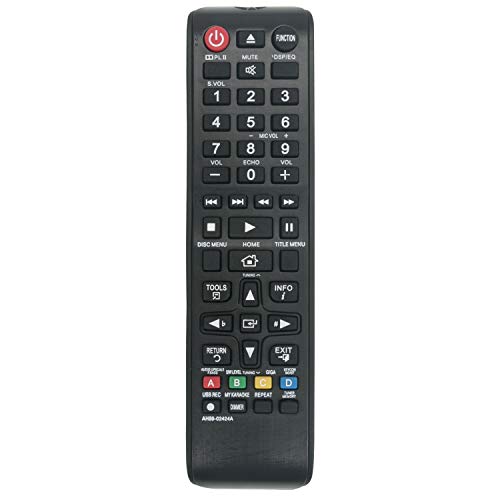 AH59-02424A Replace Remote Control fit for Samsung Blu-Ray Home Theater System HT-E350 HT-E355 HT-E350K HT-E353K HT-E353HK HT-E355K HT-E330K HT-E330
