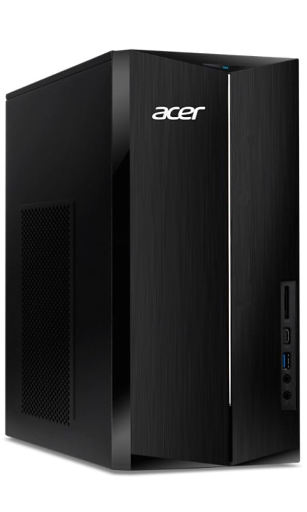 acer Aspire TC-1770 Desktop (13th Gen Intel i5-13400 10-Core, 32GB RAM, 1TB PCIe SSD, Intel UHD 730, WiFi 6E, Bluetooth 5.3, HDMI, SD Card, Wired KYB and Mouse, Win 11 Pro) with Dockztorm Hub