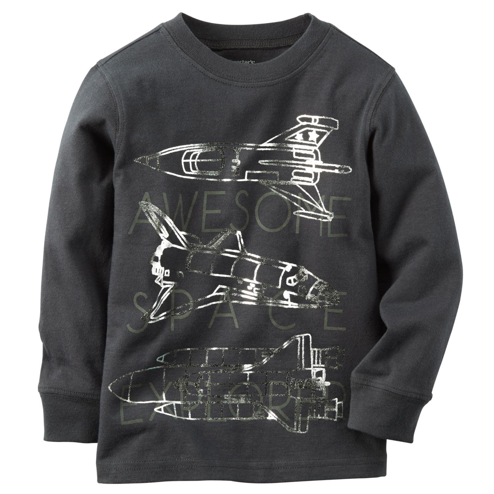 Carter's Baby Boys' Graphic Jersey Tee (Baby) - Spaceships - 9M