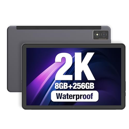 AGM PAD P1 Waterproof Android Tablet, 10.36 inch Rugged Tablet, Drop-Proof/Dustproof, 2K Display FHD+ IPS, Android 13, MTK G99 Chipset, Dual Box Stereo Speakers, 7000mAh, 8+256GB, GPS, WiFi Version