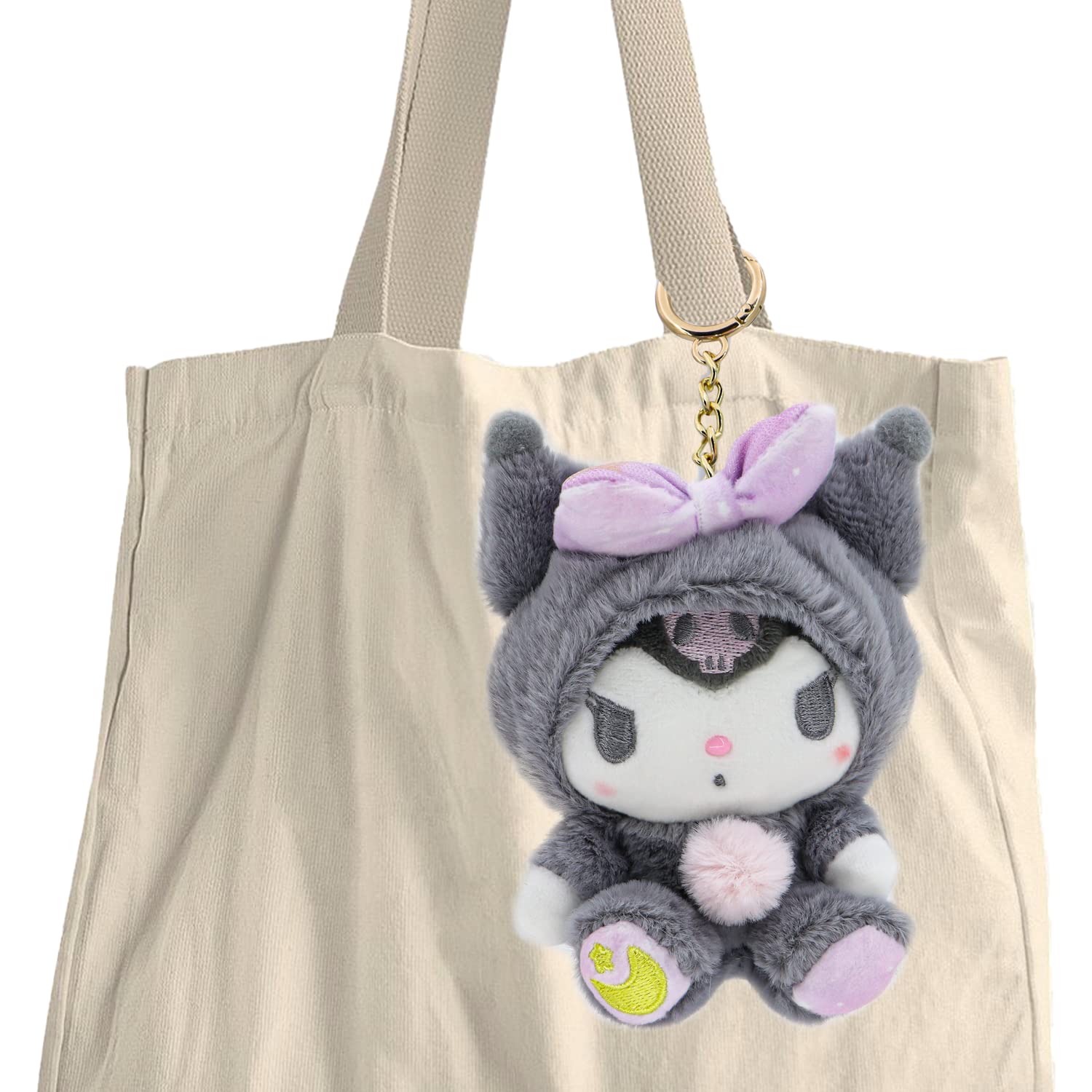 Ahlsense 5In Anime Cartoon Cute Plush Keychain (B)