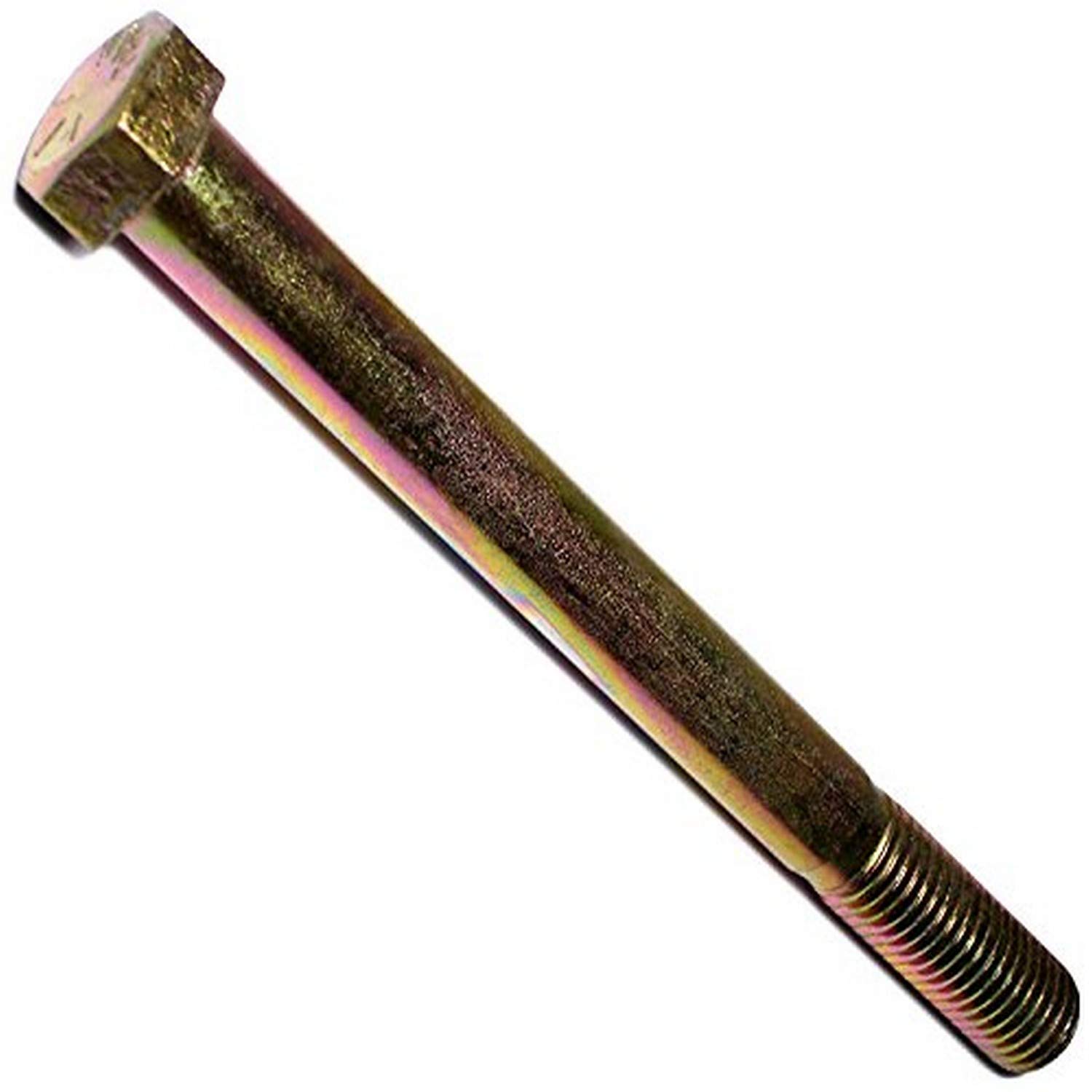 Hard-to-Find Fastener 014973381585 Grade 8 Hex Cap Screws 5#, 3/4-10 x 8, Piece-4 , yellow