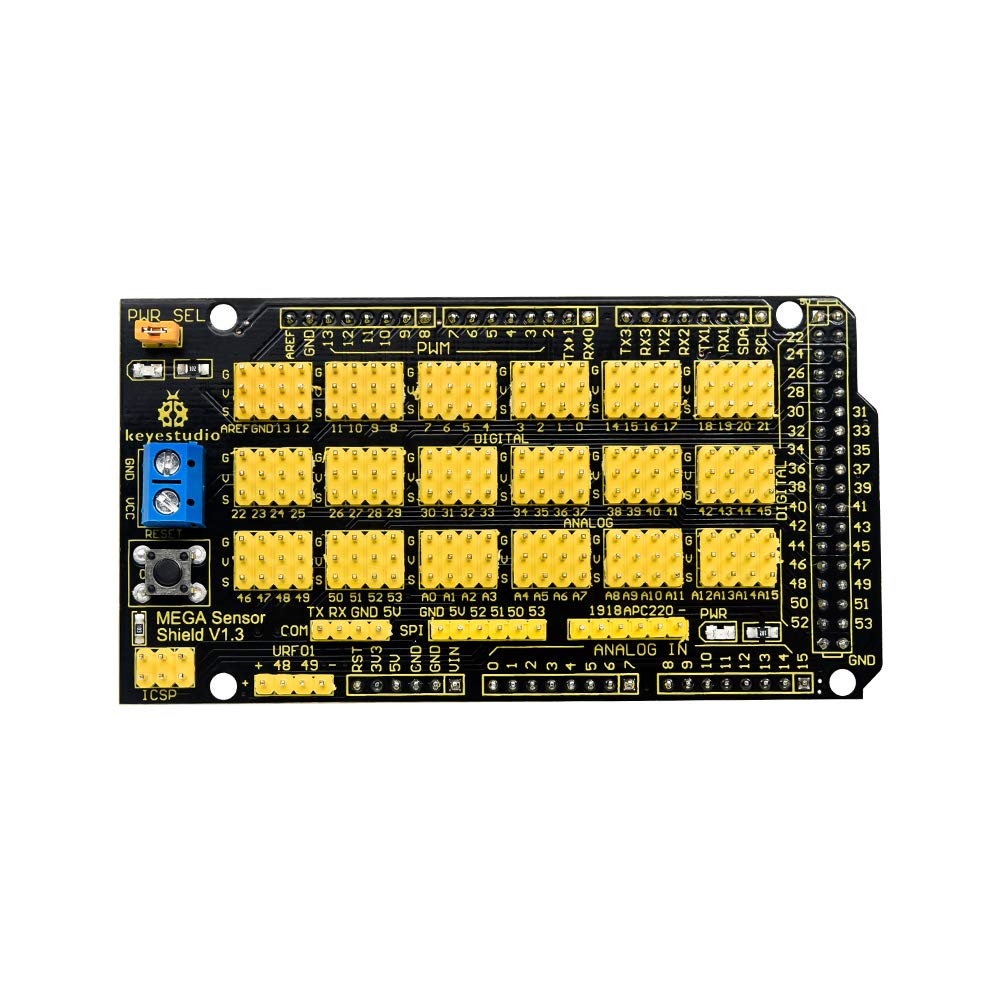 KEYESTUDIO MEGA Sensor Shield V1 for Arduino MEGA R3 2560 Prototype Board Projects