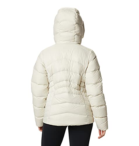 Columbia Women's Autumn Park Down Hooded Jacket, Chalk, Large