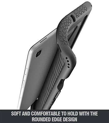 Poetic TurtleSkin Heavy Duty Case Designed for Galaxy Tab S5E 10.5 Inch (SM-T720/T725) 2019 Release, Rugged Shockproof Drop Protection Kids Friendly Protective Silicone Cover Case, Black