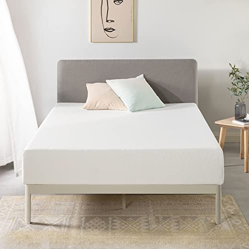 Best Price Mattress 12 Inch Queen Mattress Bed-In-A-Box, Green Tea Memory Foam, White