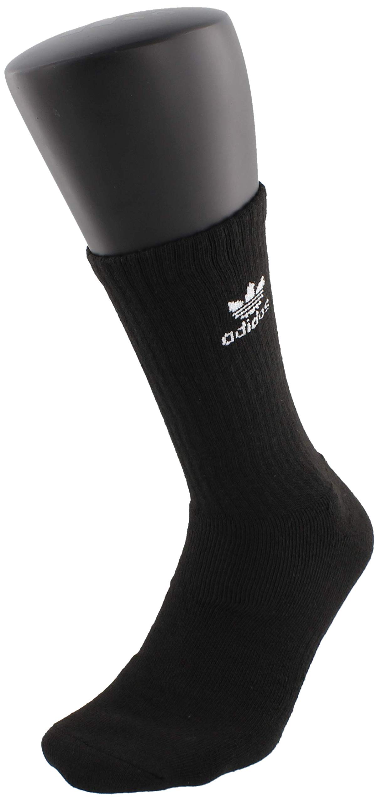 ADIDAS Originals 6 Pack Trefoil Crew Socks (Black)