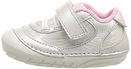 Stride Rite baby girls Soft Motion Jazzy Sneaker, Champagne, 3.5 Infant US