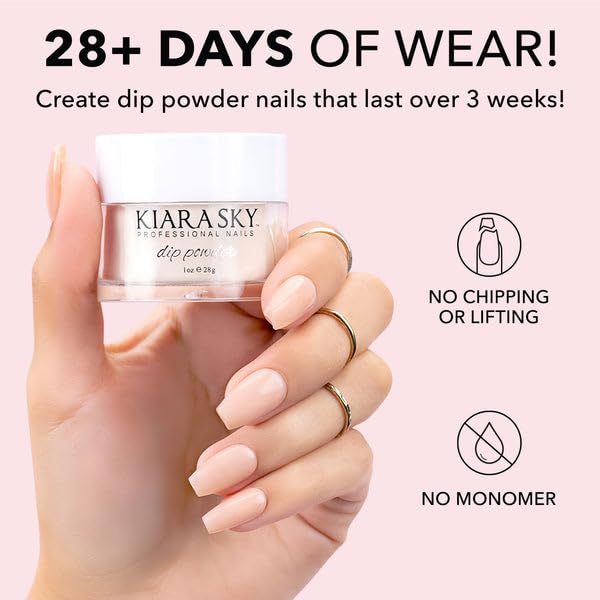 KIARA SKY Professional - Dip Manicure Nail Liquid Essentials - Long Lasting Nail Gels - Beauty Essentials Nail Design for Nail Art - Dip Liquids for Dip Manicure 0.5 fl oz, Base