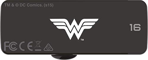 Emtec Black & White 16GB USB 2.0 SuperHero Flash Drive (ECMMD16GM700SP03)(Design may vary - Super Man, Batman, Wonder Women)