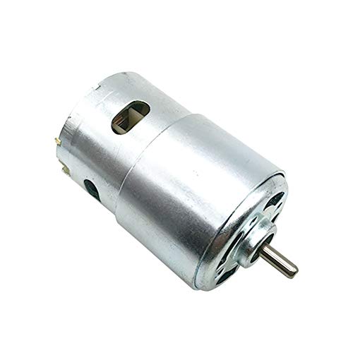 Davitu DC Motor - 895 Bearing Electric High Large Bracket Torque Gear Motor Engraving Mini Replacement Reduction DC 12V-24V Miller Ball Low Speed