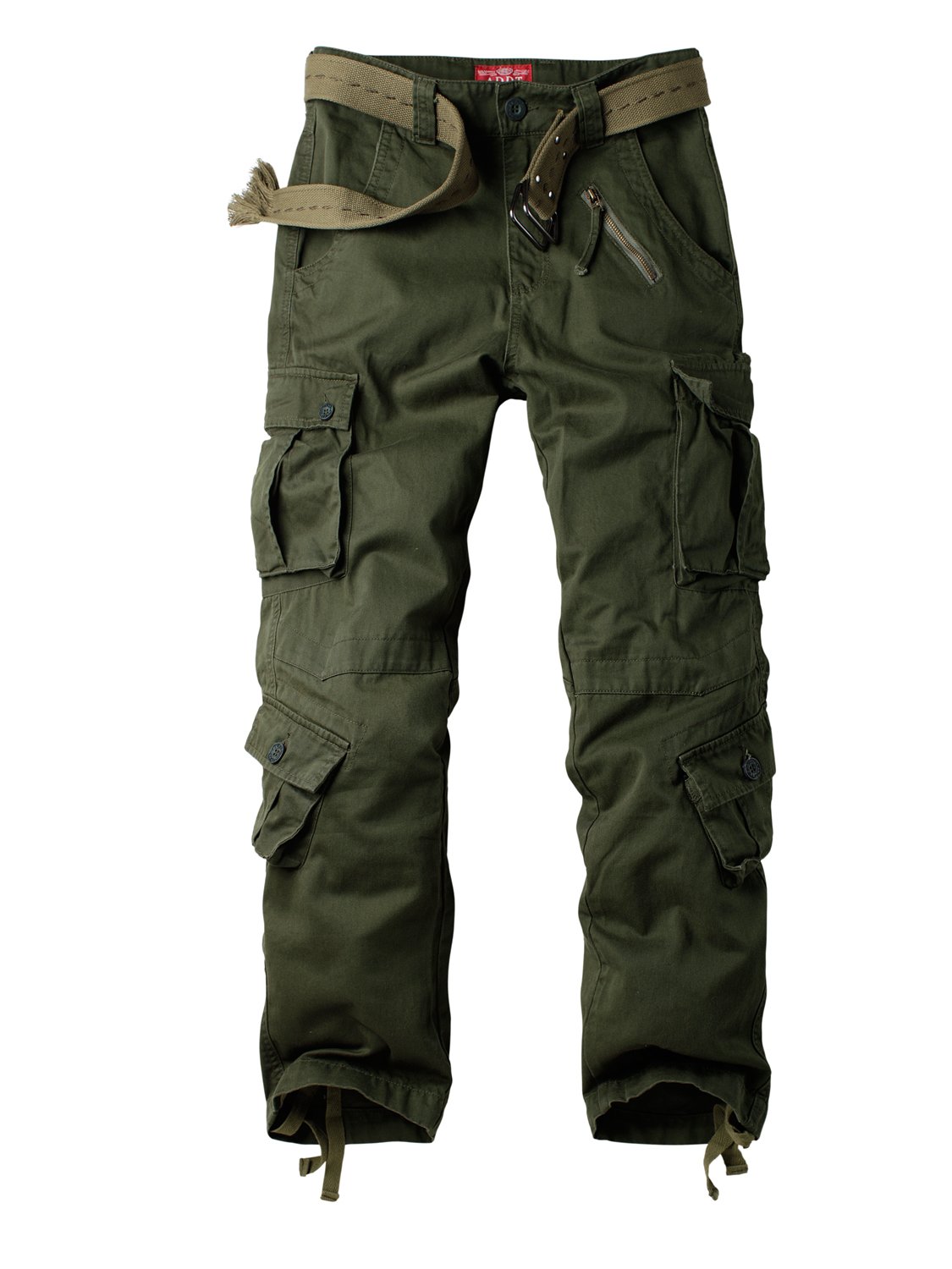 AKARMY Womens Cargo Pants with Pockets, Outdoor Casual Ripstop Military Combat Construction Work Pants 2040 ArmyGreen