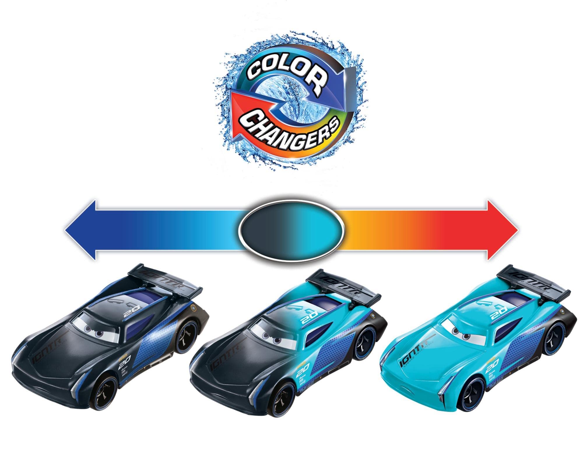 Disney Cars Toys Pixar Cars Color Changers Jackson Storm, 3 years and up