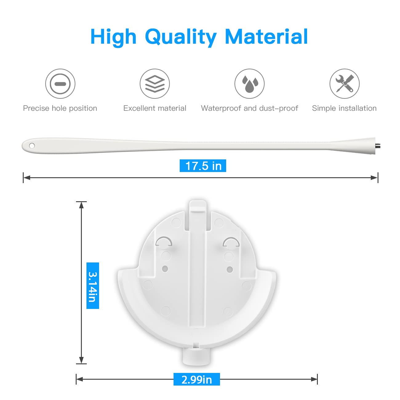 Baby Monitor Mount for VTech Baby Monitor VM350, VM320, VM901 for Mounting Baby Camera on Crib No Drill(1 Pack)