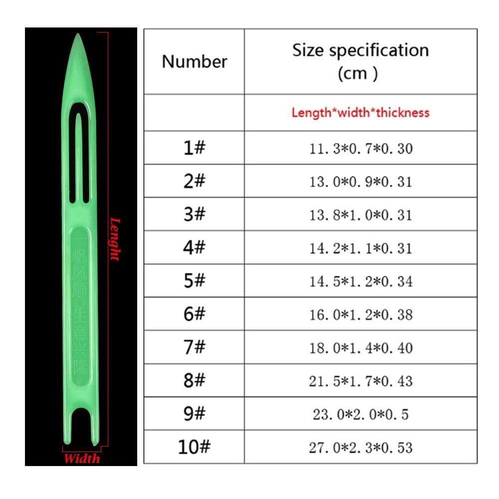 8Pcs Weaving Fishing Netting Needle Equipment Tool Hot Rustproof Accessories Line Shuttles Random Color(8pcs - (1-8))