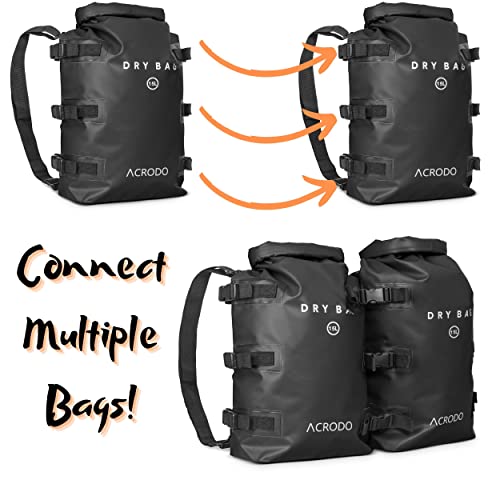 Acrodo Floating Waterproof Dry Bag Backpack - Outdoor Rucksack for Tactical, Travel, Camping Gear & Hiking accessories