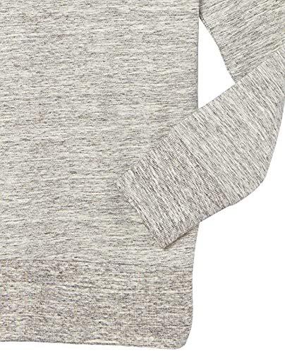 Amazon Brand - Daily Ritual Women's Oversized Terry Cotton and Modal V-Neck Drop-Shoulder Sweatshirt, Heather Grey Space Dye, XX-Large