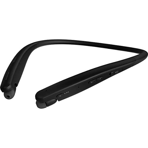 LG Tone Style HBS-SL5 Bluetooth Wireless Stereo Neckband Earbuds Tuned by Meridian Audio,Black
