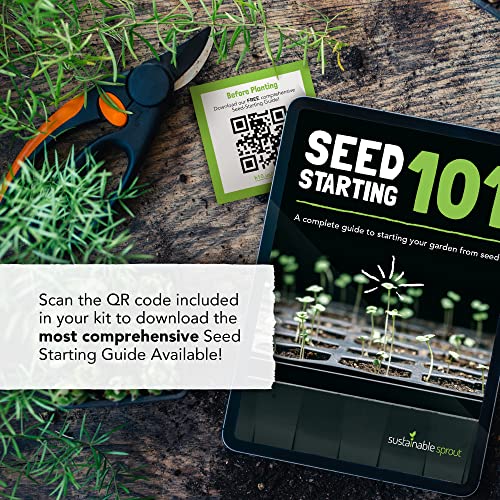 Microgreens Seeds Kit β Micro Greens Sprout Seeds Variety 5 Pack β Includes Broccoli, Beets, Arugula, Spicy and Mild Mix Microgreen Seeds for Planting and Sprouting Indoor β 100% Non-GMO