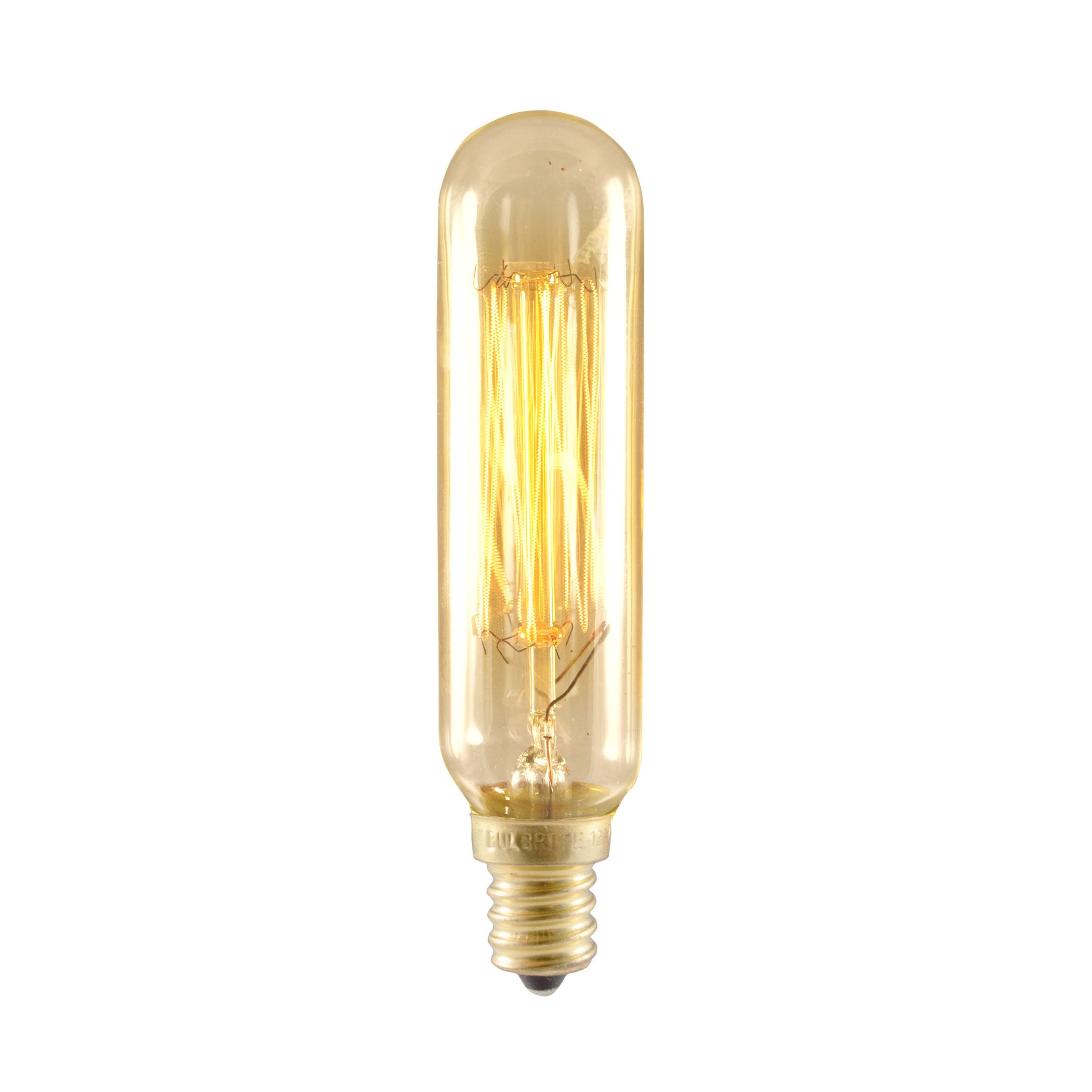 Bulbrite 132506 5-Pack 25W T6 E12 Base 120V Nostalgic Incandescent Edison
