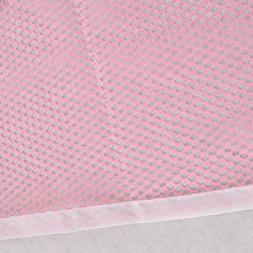 Stuffed Animal Storage Hammock, Powkoo Small Toy Hammock Storage Net Organizer for Bathtub, Bedroom, Small Soft Toys, Teddies (Pink)