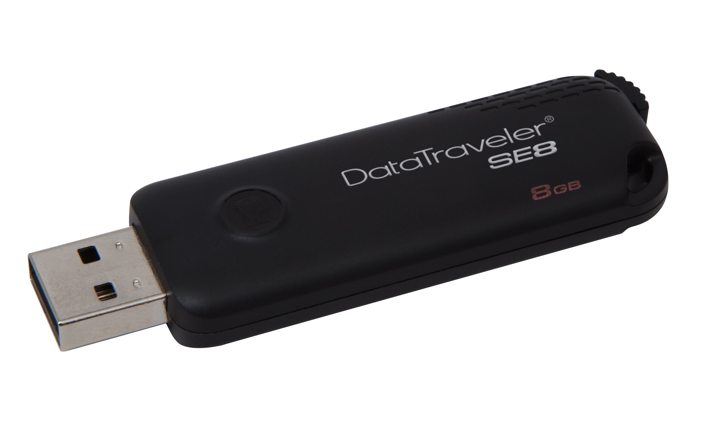 Kingston Digital 8 GB Data Traveler SE8 USB 2.0 Flash Drive, Black (DTSE8/8GB)
