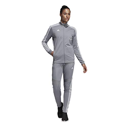 adidas Tiro 19 Training Jacket - Women's Soccer 2XS Grey/Clear Onix/White
