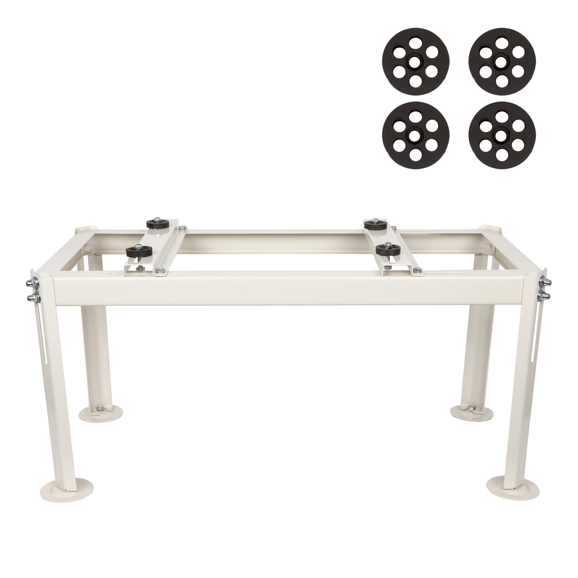 WeCooper Mini Split Ground Stand,Heavy-Duty Condenser Stand for9000-36000BTU,Mini Split AC Bracket for Ductless Air Conditioners Heat Pump System