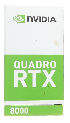 PNY NVIDIA Quadro RTX 8000, Black, Green, Silver (VCQRTX8000-PB)