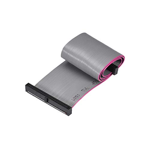 uxcell IDC Wire Flat Ribbon Cable FC/FC Female Connector A-Type 50Pins 1.27mm Pitch 20cm Length