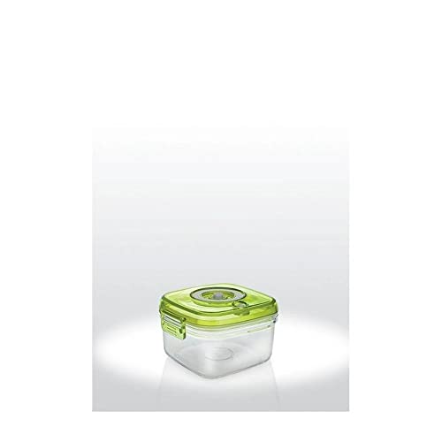 Small Square Vacuum Food Container with Hand Pump 23oz