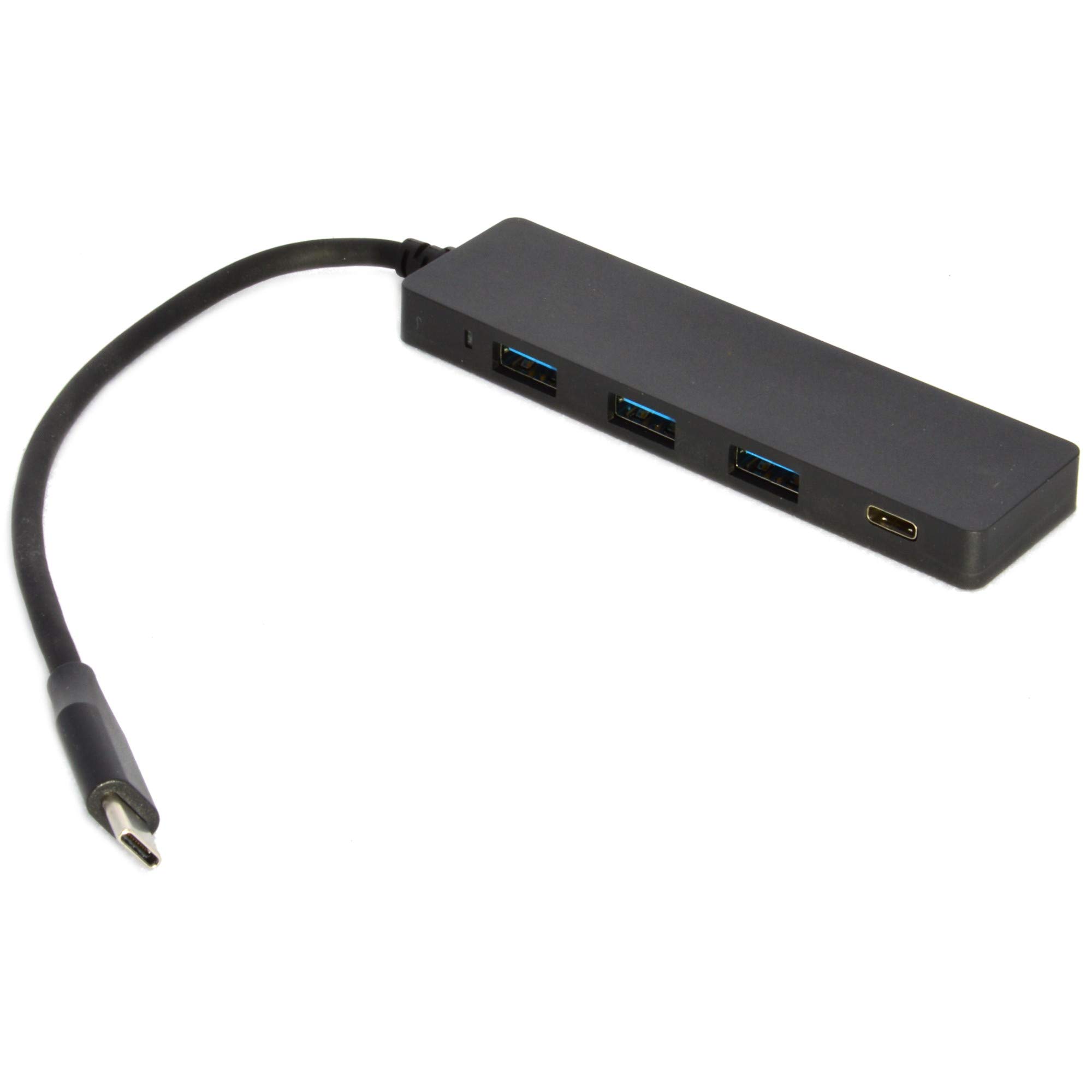 JacobsParts USB C Hub Ultra Slim 4 Port USB 3.1 Adapter with Type-C Female for MacBook Pro 2018 2017, Google Chromebook, Dell XPS, and all other Type C devices