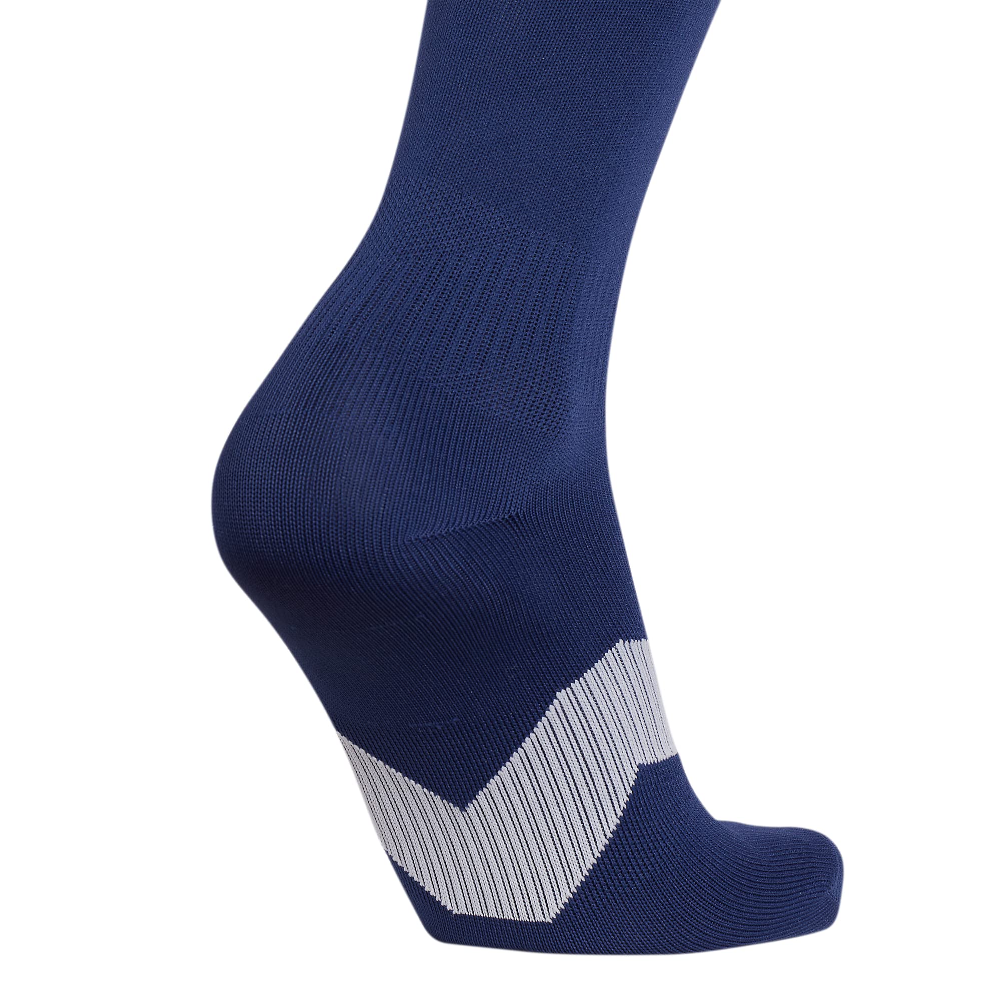 adidas Unisex Metro 6 Soccer Socks (1-pair), Team Navy Blue/Clear Grey/White, Large