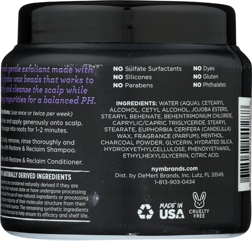 Not Your Mother's Activated Bamboo Charcoal & Purple Moonstone Scalp Scrub, 10 Oz